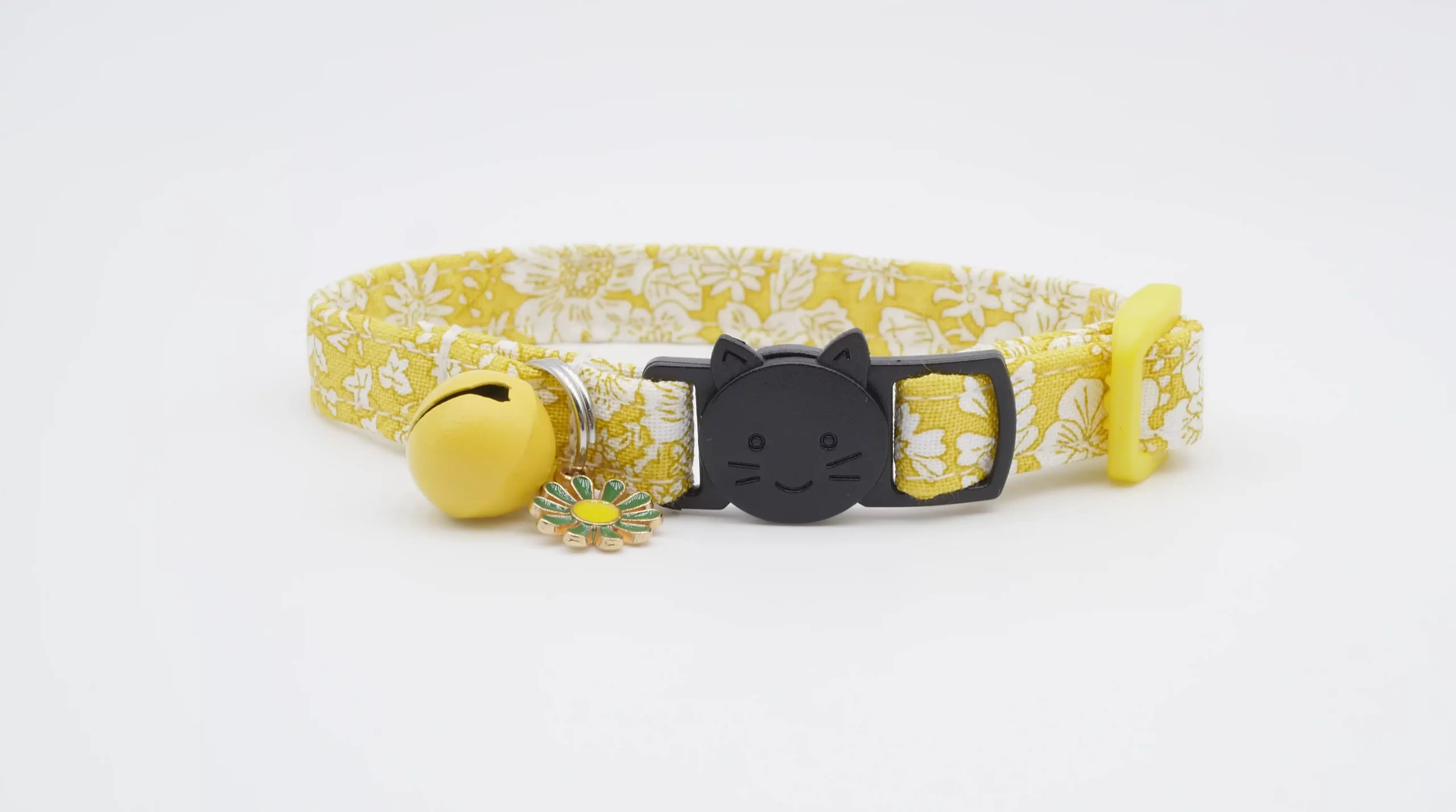 Liberty Emily Belle Sunshine Fabric Cat Collar – Bells & Whiskers ...