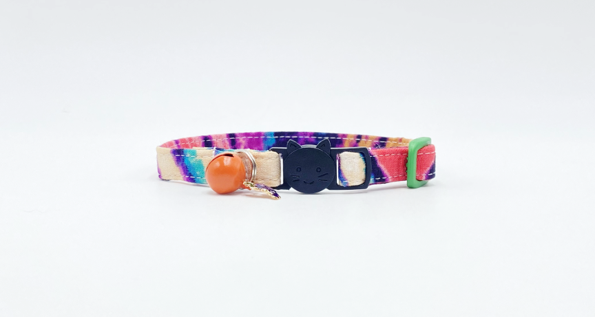 3-Pack Soft Genuine Leather Cat Collars With Bells - Adjustable Safety ...